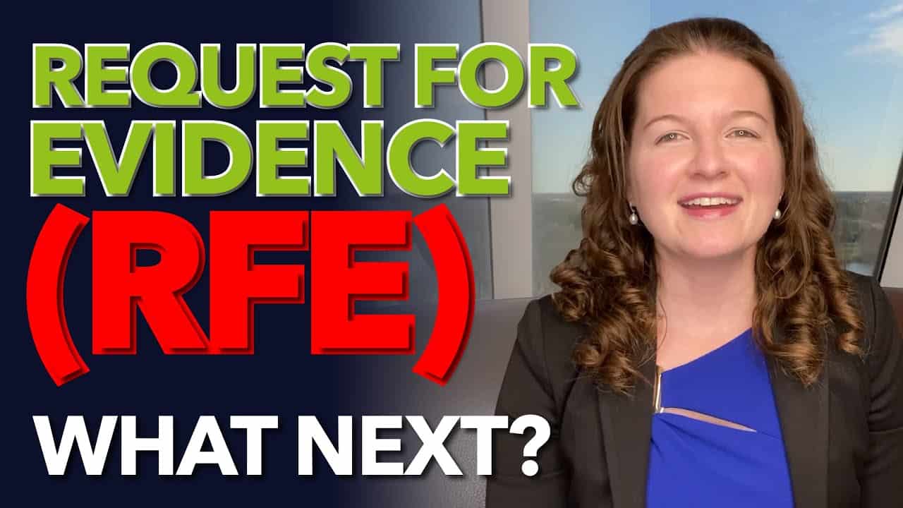Request for Evidence (RFE) - What Next? - Immigration for Couples