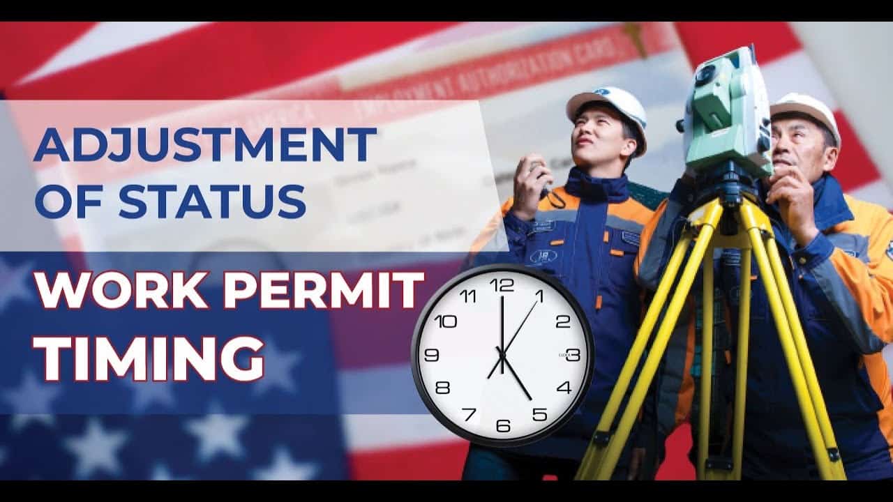 Adjustment of Status - Work Permit Timing - Immigration for Couples